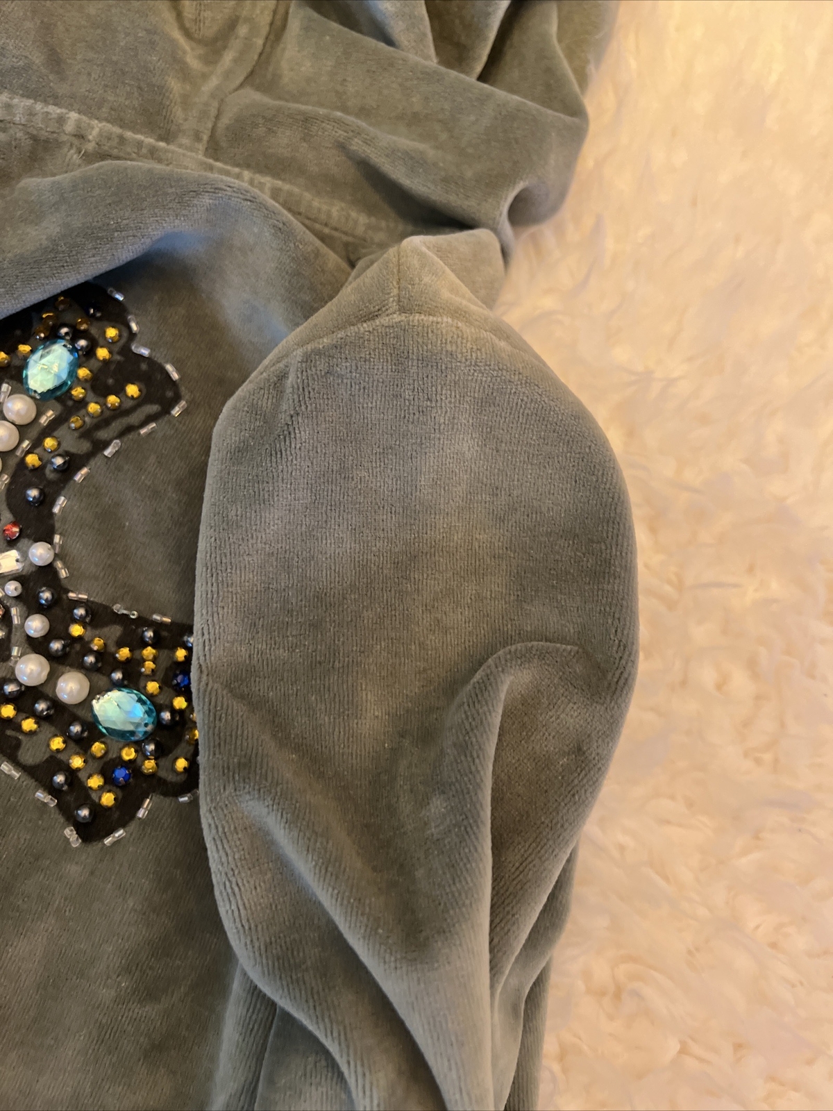 Y2K BCBG MaxAzria Velour Tracksuit Hoodie FESTIVAL RARE BLING ...