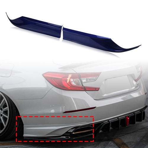 Car Rear Side Corner Spat Diffuser Cover Kit For Honda Accord 2018-22 ...