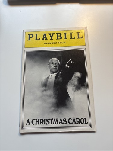 A Christmas Carol Opening Night Broadway Playbill Patrick Stewart | eBay