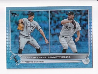 2022 Topps Update Bennett Sousa / Tanner Banks Rainbow Foil White Sox ...