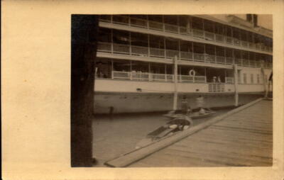 Vintage RPPC photo postcard Riverboat Decks CYKO | eBay