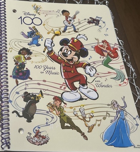 Disney 100 - Wide Ruled 50 Page Notebook/Journal | eBay