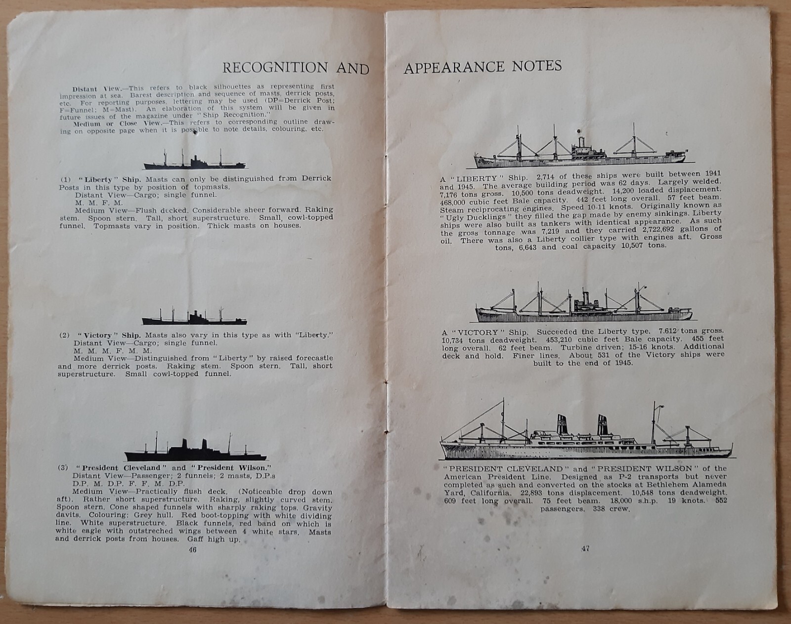 Talbot Booth SHIPS magazine Vol 1 Issue 3 December 1946 Poor Condition ...