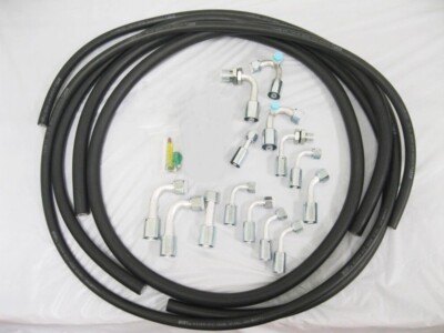 134a Air Conditioning Extended Length Hose Kit O-Ring AC Hoses Kit ...