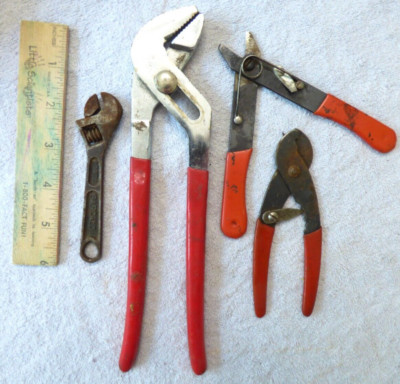Lot of 4 Vintage Misc Tools, Wrenches, Cutters | eBay