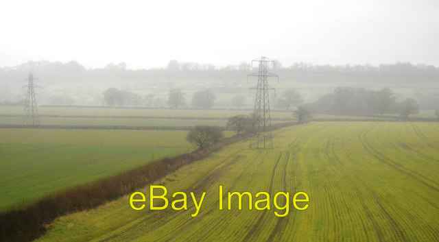 Photo 6x4 Pylon by a hedge Easterton Sands c2016 | eBay UK
