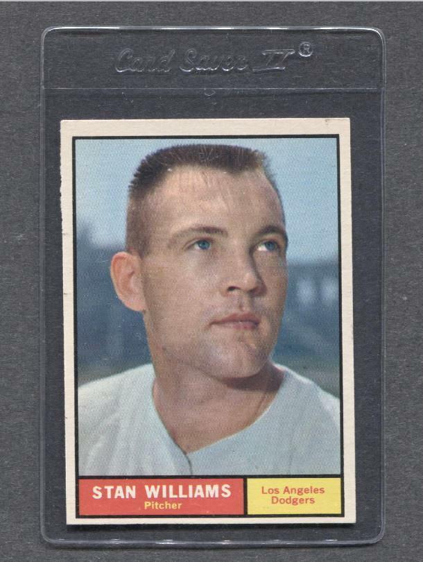 1961 Topps #190 Stan Williams (Dodgers) NM A1 | eBay