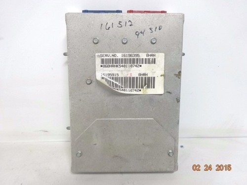 84 85 Chevrolet S10 Blazer 4.3L Engine Control Module ECM EBX 16198395 ...