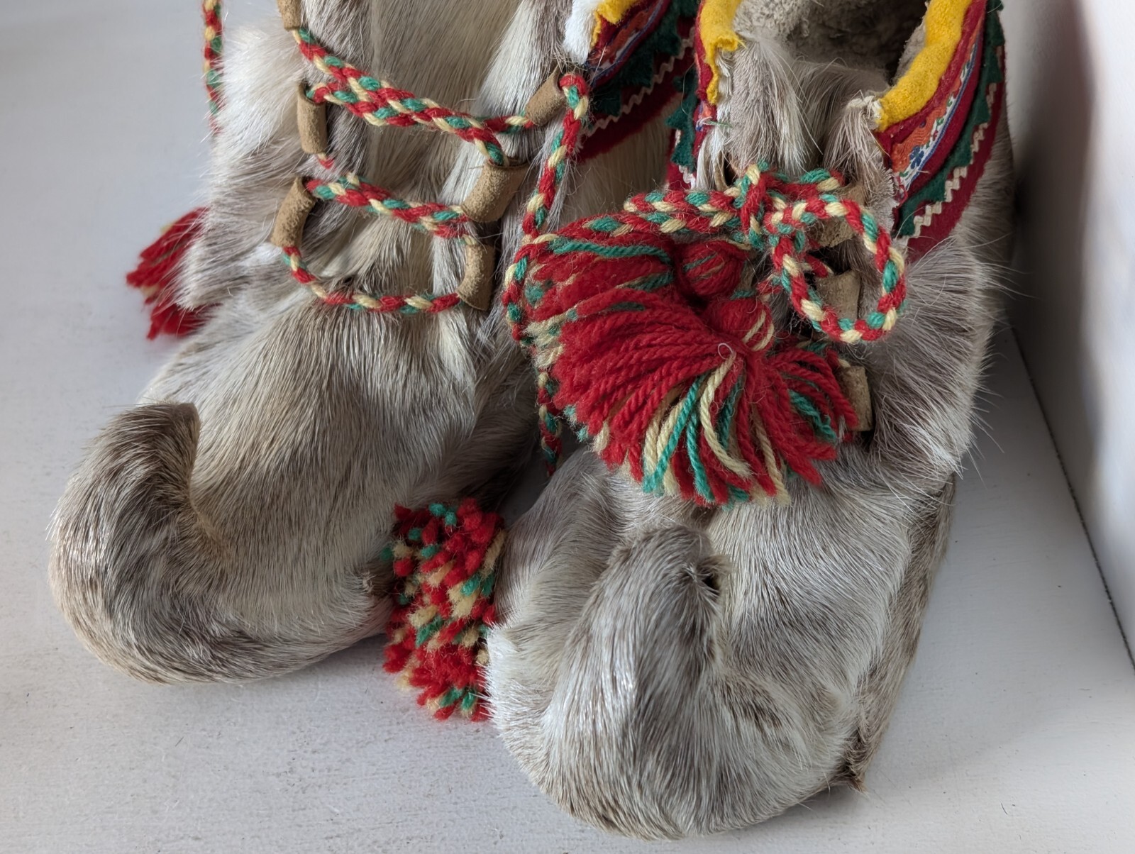 Vintage Saami Lapland Shoes Reindeer Fur Boots Sami Boots Shoes ...