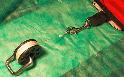 SCUBA diving reel Ezee dSMB deployment + snap bolt & Beaver line ...