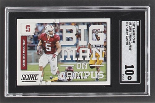 Christian Mccaffrey 2017 Score Big Man On Campus Card #9 (SGC 10) | eBay