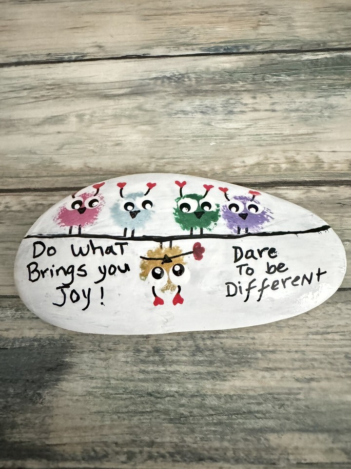 Artisan Hand Painted Rock | Inspirational Rock Art A | eBay