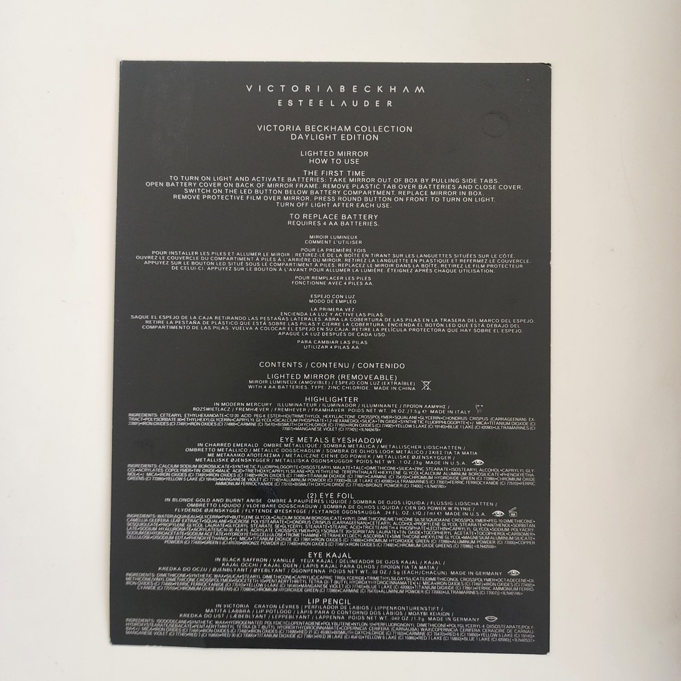 Victoria Beckham Estee Lauder Lit Beauty Box 153 of 400 New | eBay ...