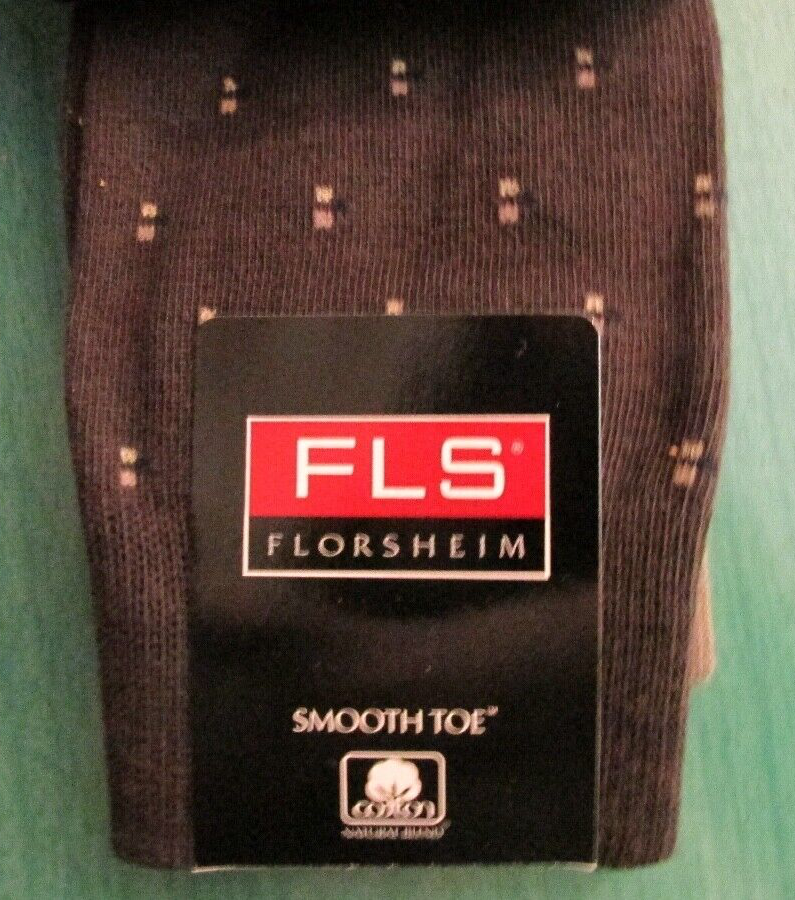 FLS FLORSHEIM Men's DRESS Socks - 3 Pair - Size 10-13 Sock / 6-12.5 ...