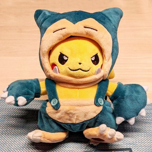Pokémon Center Pikachu is Snorlax Kabigon Lover Plush Stuffed Toy 2018 ...