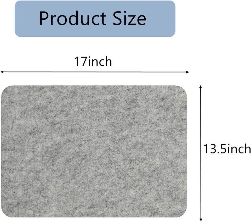 Wool Pressing Mat 100% New Zealand Felted Wool Ironing Mat for Quilter ...