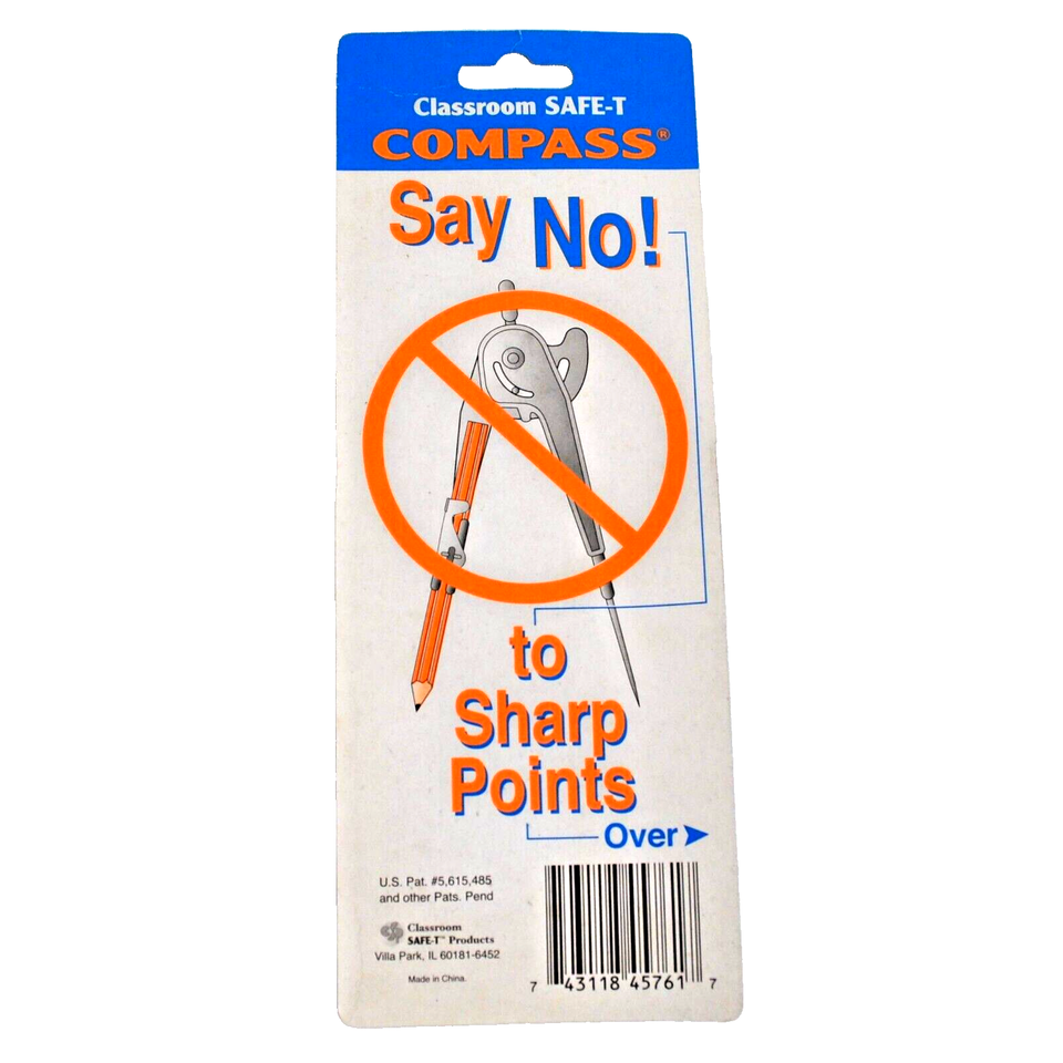 Classroom SAFE-T Compass by LEARNING RESOURCES INC Draw 1/4"-10 ...