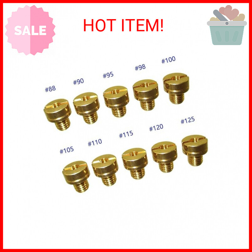 10pcs Carburetor Main Jets for Mikuni VM22 VM24 VM26 125 150 200 250cc ...