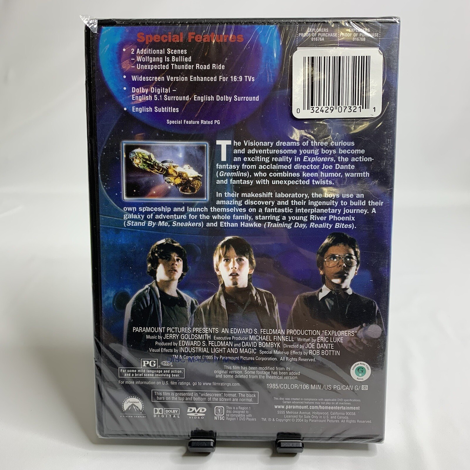Explorers DVD 1985 Movie River Phoenix Ethan Hawke Widescreen New ...