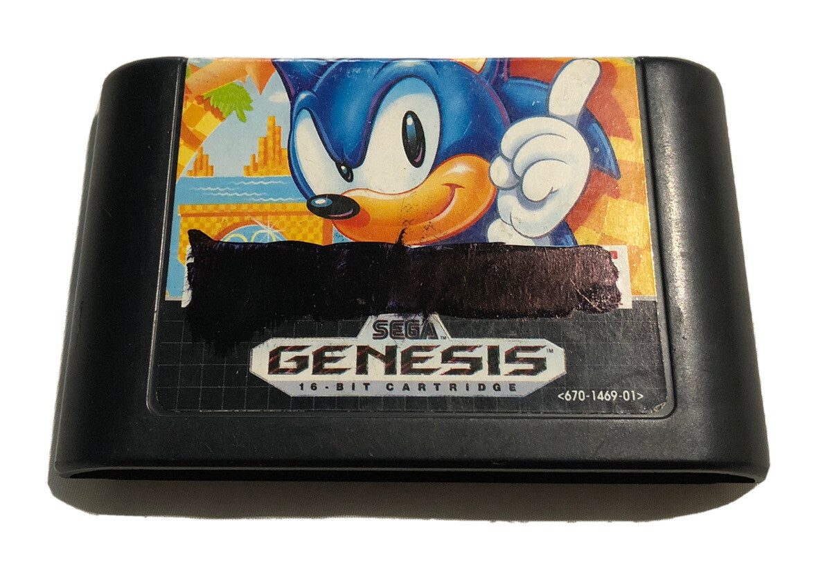 Sonic the Hedgehog (Sega Genesis, 1991) - Cartridge Only - UNTESTED ...