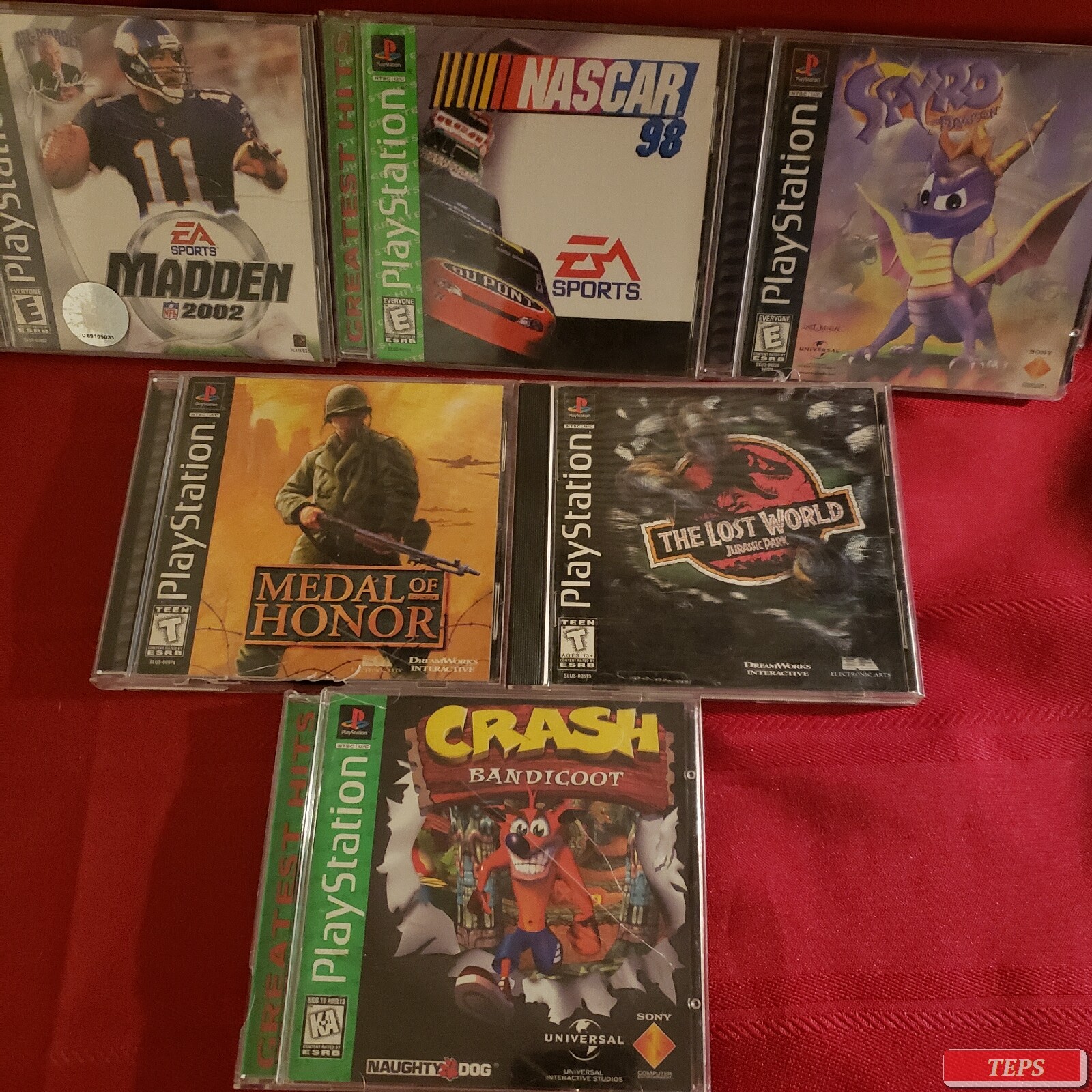 Assorted Playstation 1 Games (Tested Working w/ Cases) | eBay
