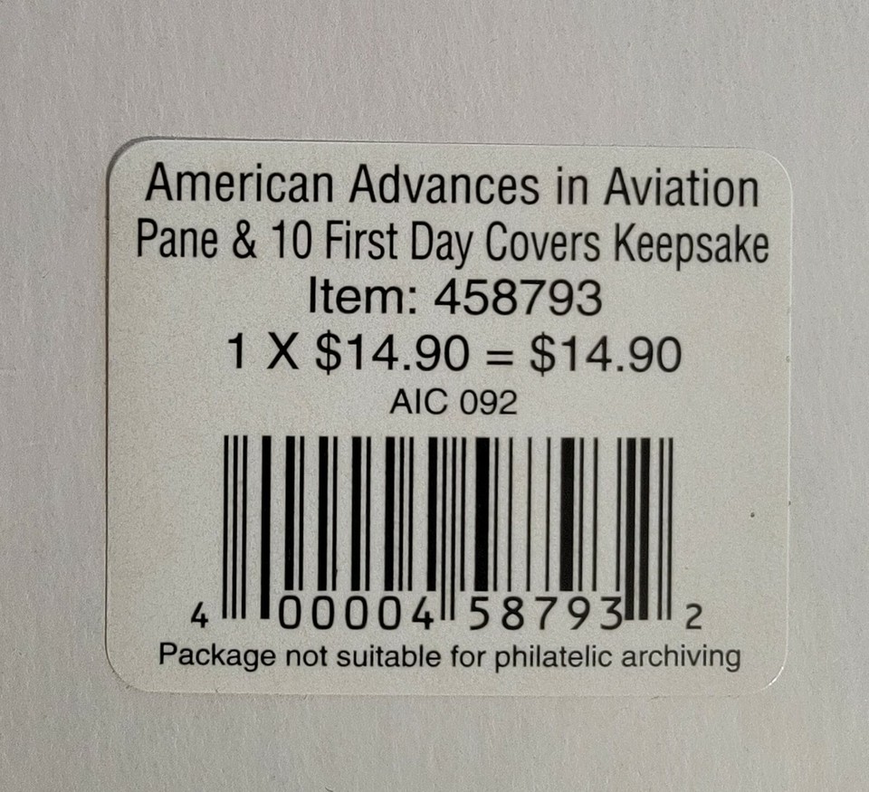 USPS First Day Ceremony Program # 3916 - 3925 American Advances in ...