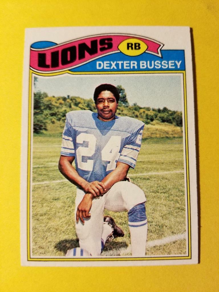 VINTAGE DEXTER BUSSEY #176 DETROIT LIONS - TEXAS LONGHORNS - 1977 TOPPS ...