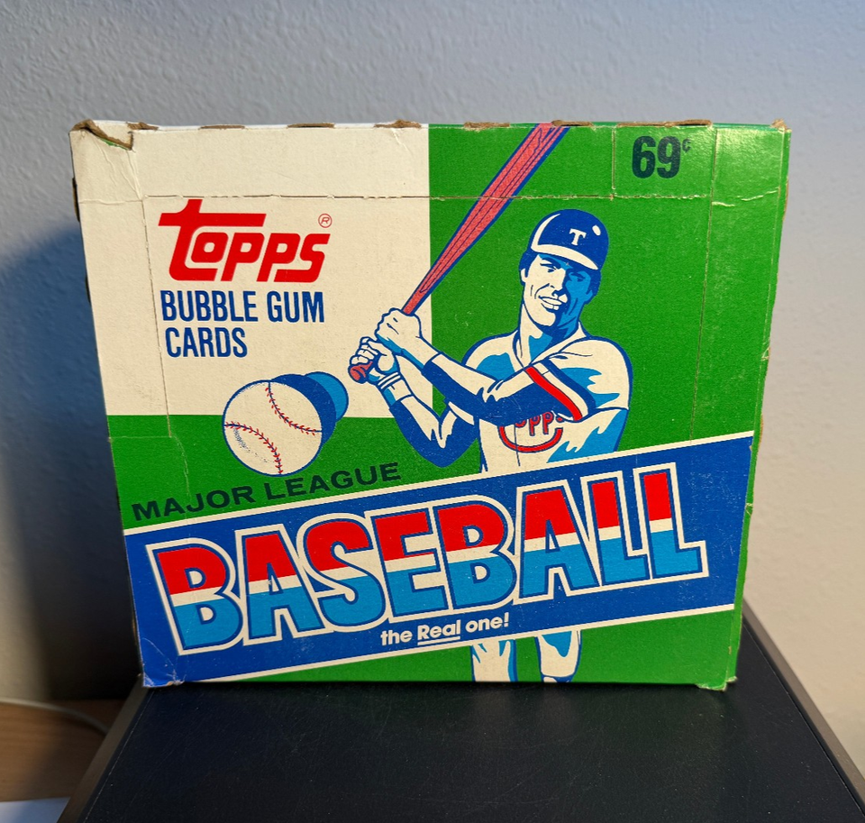 1987 Topps Baseball Cello Box. 24 Sealed Packs. Bonds / Larkin / Bo ...