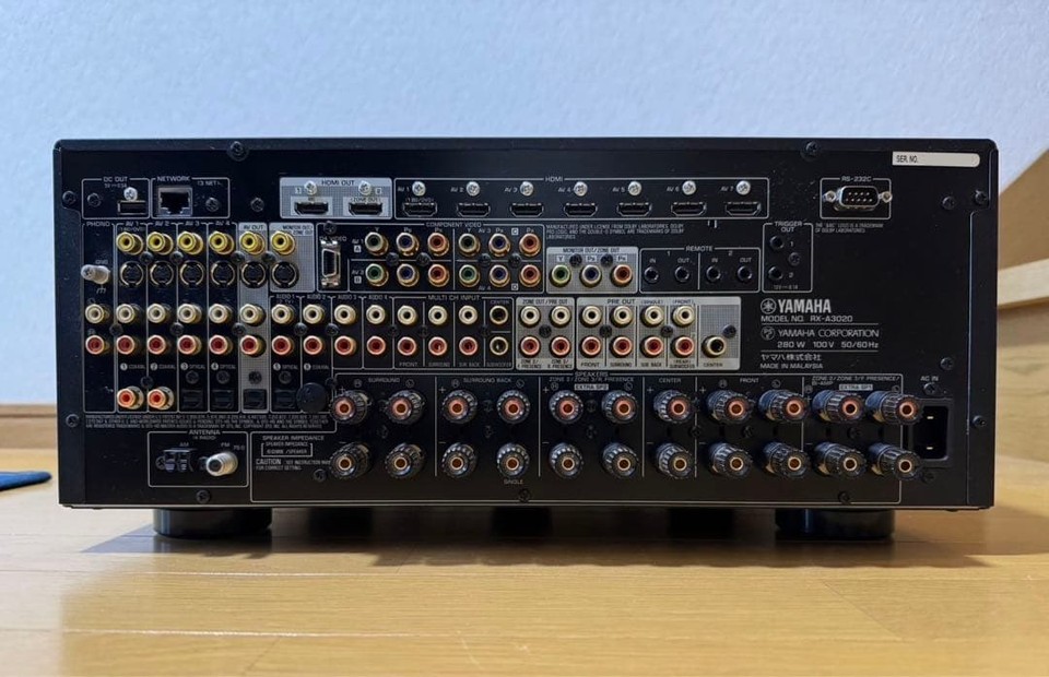 Yamaha Aventage RX-A3020 9.2 Surround Home Theater AV Receiver Working ...