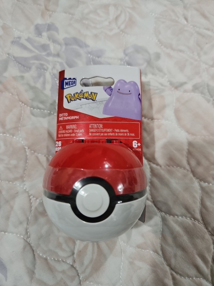 MEGA Construx - Pokemon Pokeball Evergreen Set - DITTO in Poke Ball 26 ...