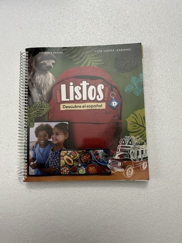 Listos Descubre el Español Level D Vista Higher Learning, Teacher ...
