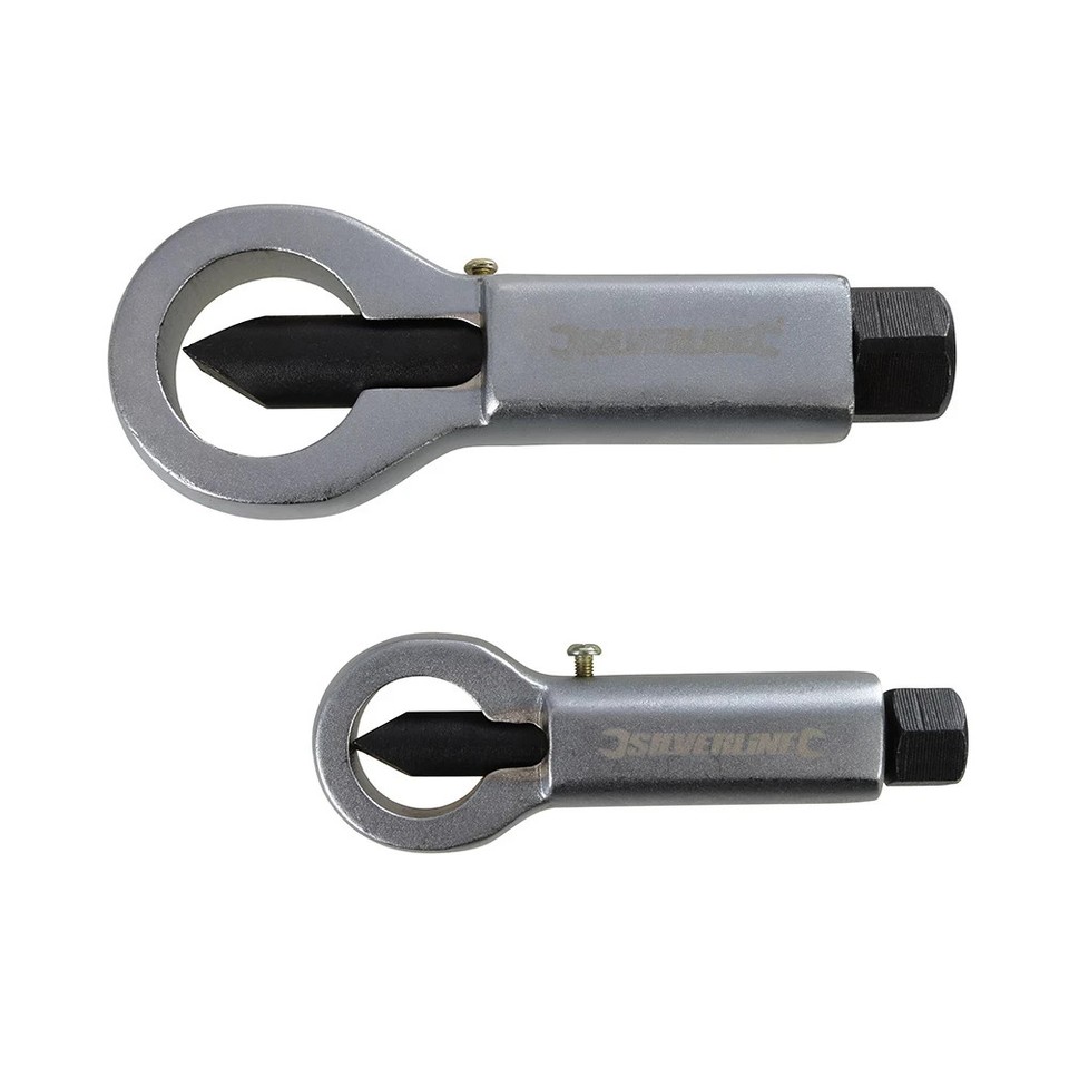 2PC Nut Splitter Tool Set Broken Damaged Stuck Remover Corroded Split ...