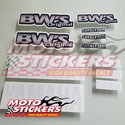Yamaha BW'S Original (grigio)- kit replica adesivi - Yamaha bw's moto ...