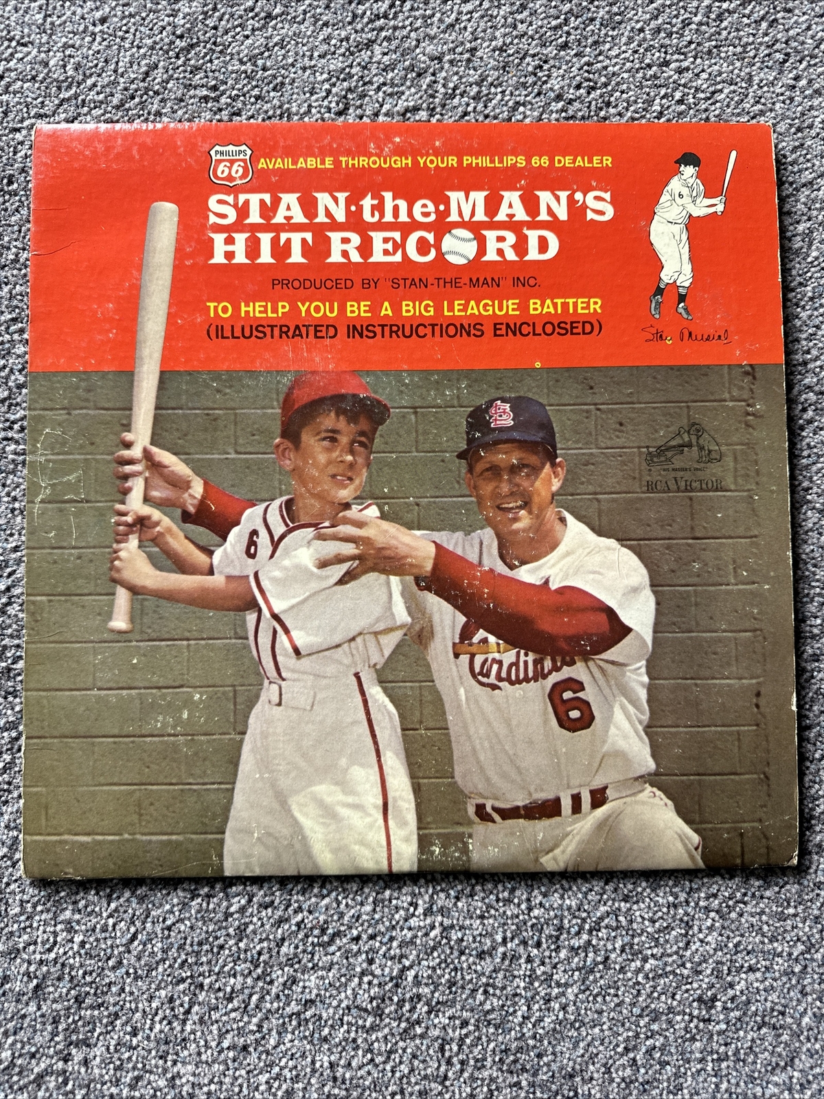 1960s Stan Musial Stan-the-Man's Hit Record Album LP | eBay