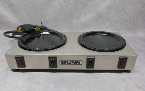 BUNN Stainless Steel Dual Burner COFFEE POT WARMER/HOT PLATE WX-2 ...