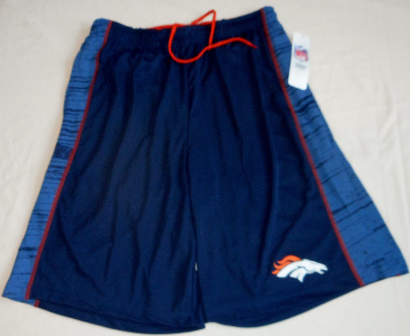 DENVER BRONCOS TX3 COOL MEN'S COACHES SHORTS BLUE ORANGE M L XL 2X ...