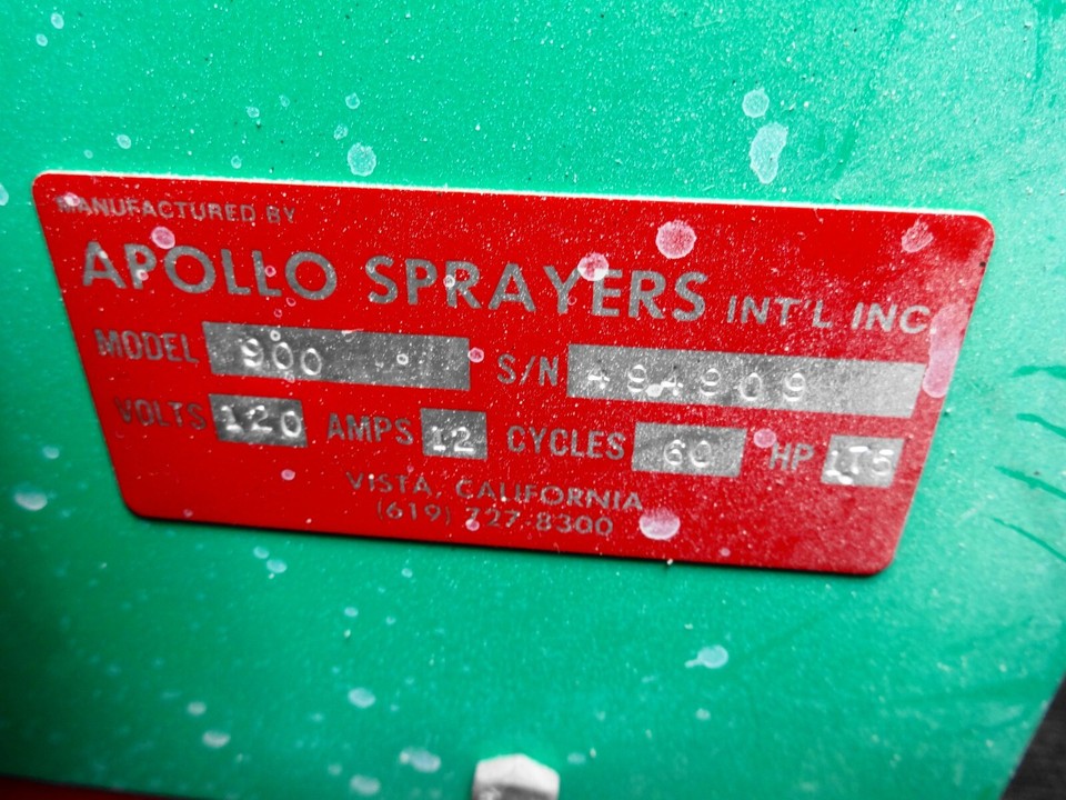 Apollo HVLP Paint Sprayer Model 900 4 Stage Turbine | eBay