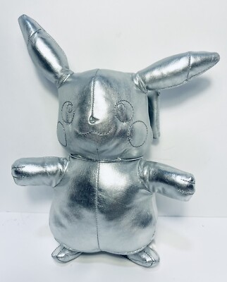 Silver Pikachu Pokemon 25th Anniversary Celebration 8" Plush Doll 2021 ...
