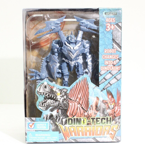 Dino-Tech Warriors Robot Changes Into a Dinosaur Transforming Action FIgure (BB) | eBay
