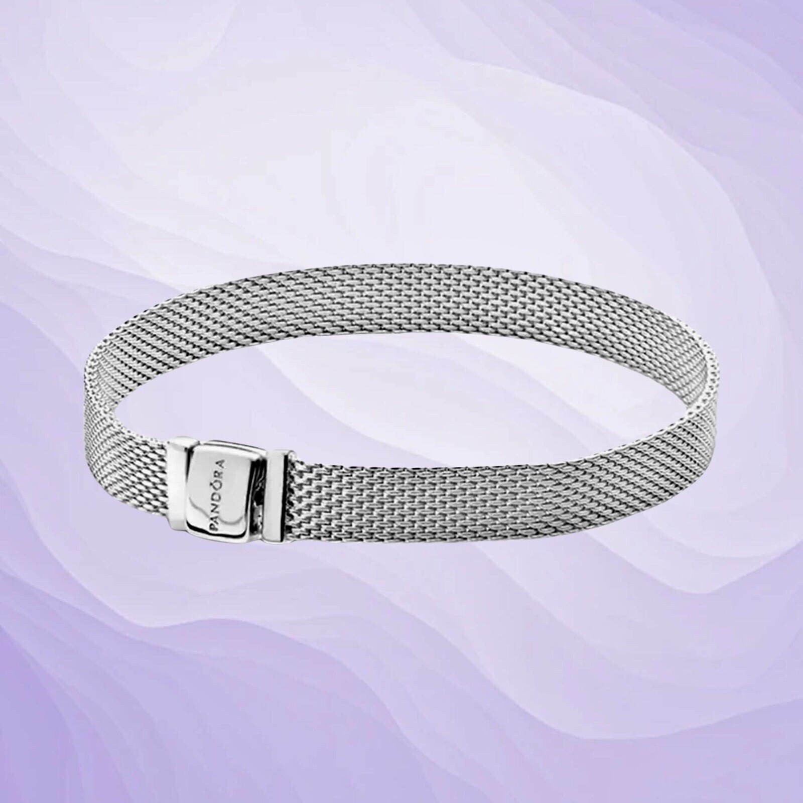 Pandora Reflexions Mesh Bracelet 19cm sterling silver. | eBay