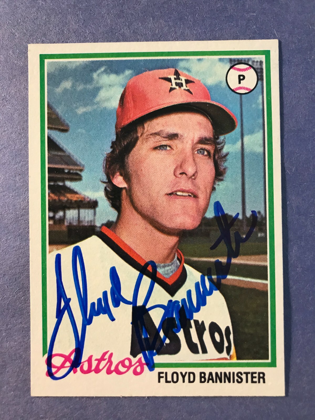SIGNED FLOYD BANNISTER AUTOGRAPHED 1978 TOPPS BASEBALL CARD - ASTROS | eBay