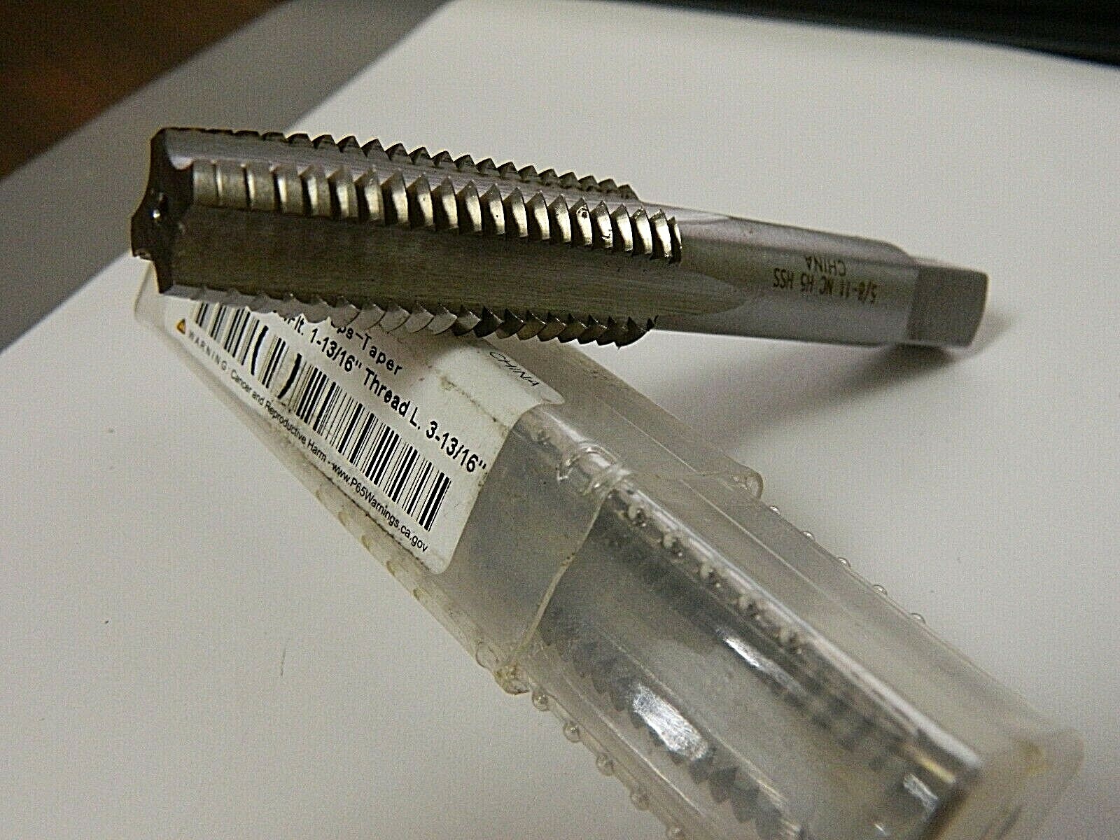 Interstate 5/8-11 UNC H3 4-Fl Straight Flute Standard Hand Tap QTY 2 ...