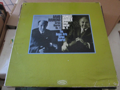 David Diamond / Samuel Barber - The Beaux-Arts String Quartet | eBay