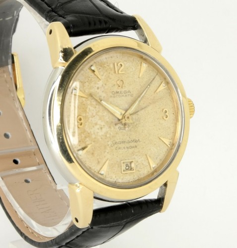 1951 Omega Seamaster Calendar Gold Capped 2627-7SC Caliber 353 ...