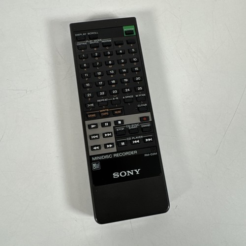 Sony RM-D3M Remote Control for MiniDisc Recorder - Tested and Working ...