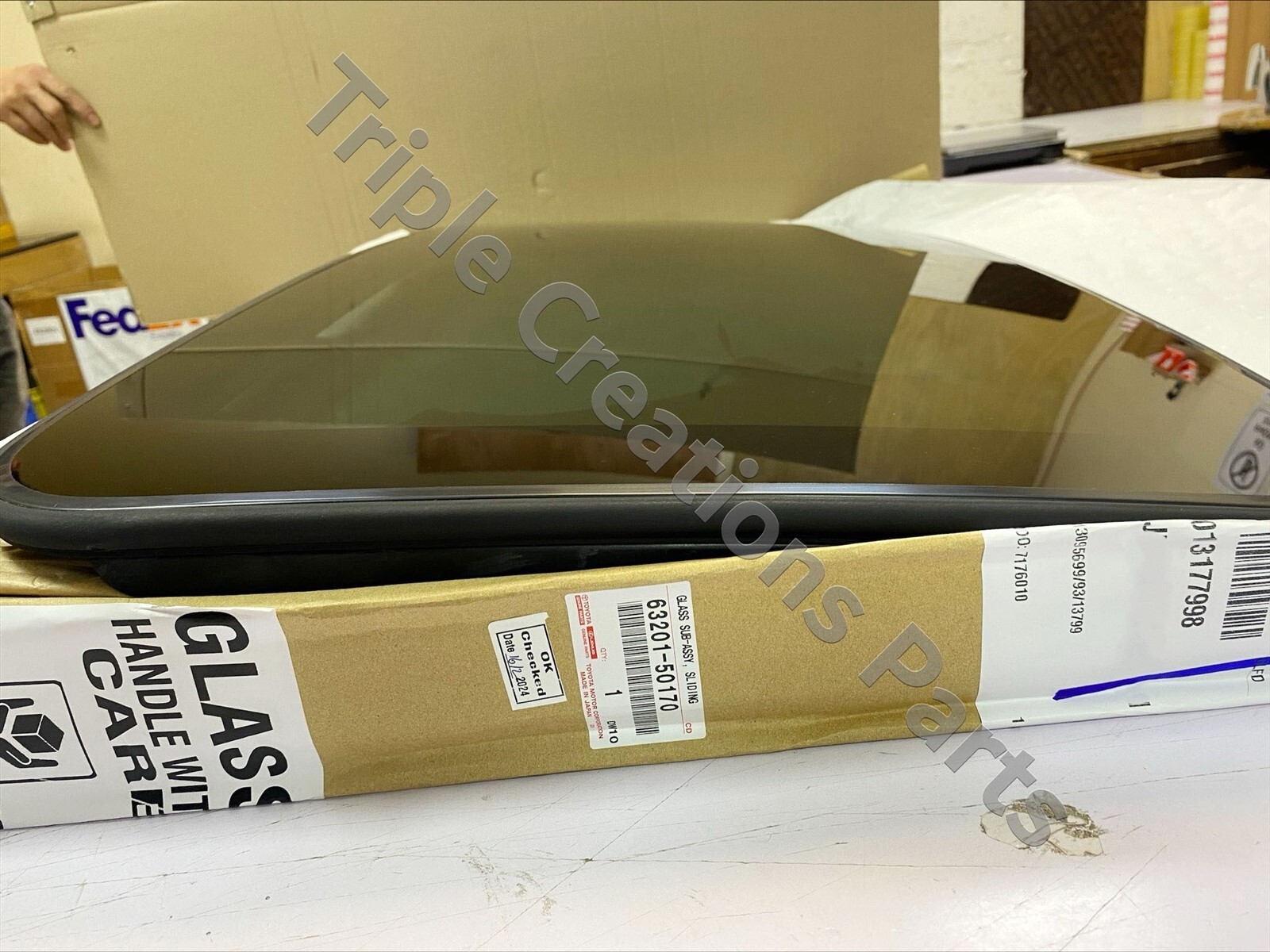 Toyota Genuine 63201-50170 Glass Assy Sunroof 6320150170 OEM | eBay