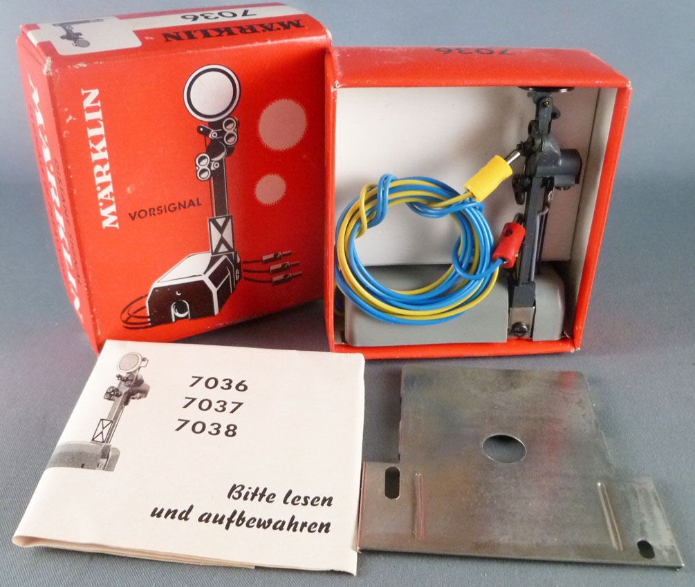 Märklin 7036 Ho Sncf Signal Disque Avancé Commande Electrique Neuf ...