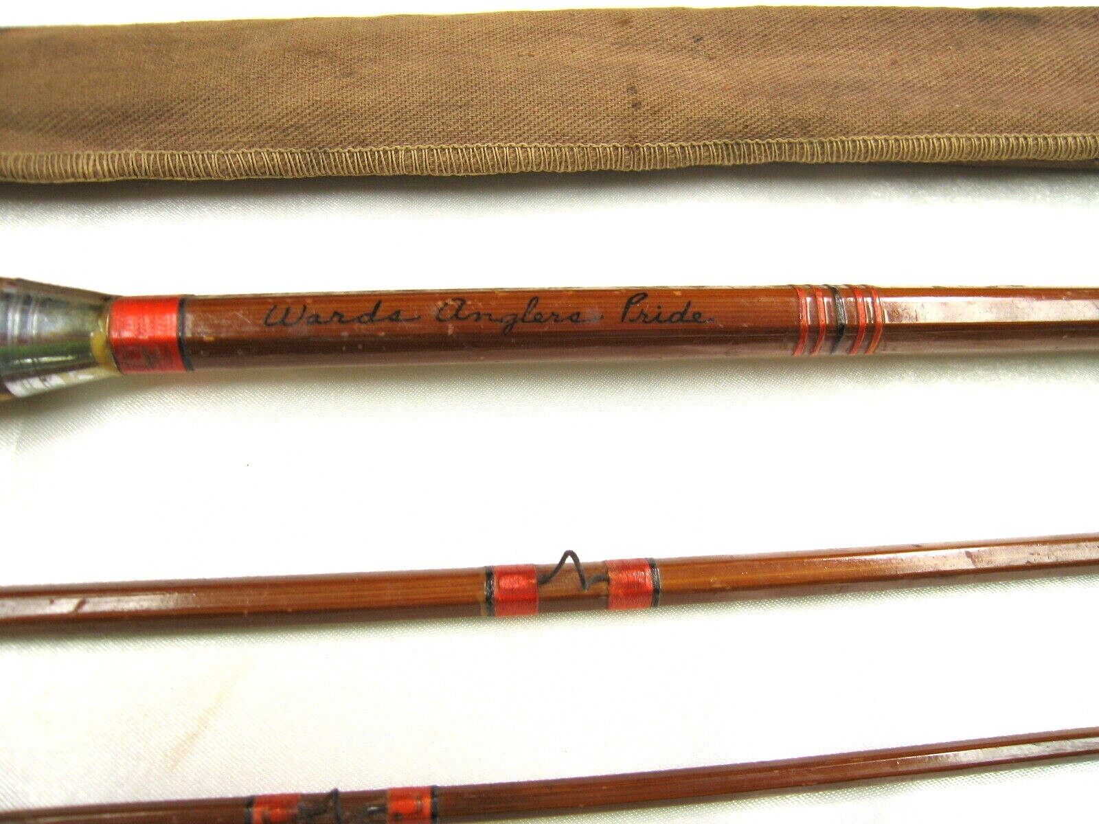 Bamboo Fly Rod Wards Anglers Pride 9' 3pc w/ext Tip | eBay