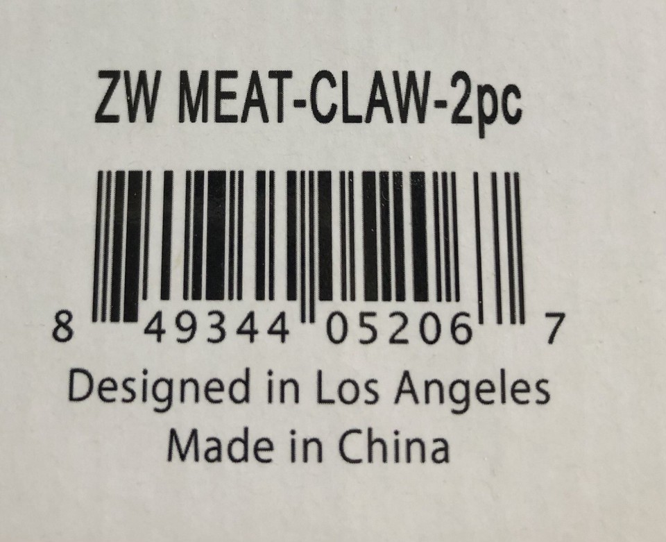 New Set of 2 Zenware MEAT CLAWS | eBay