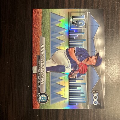 2024 Bowman Chrome Scouts Top 100 Ricky Tiedemann BTP-19 Blue Jays Baseball Card | eBay